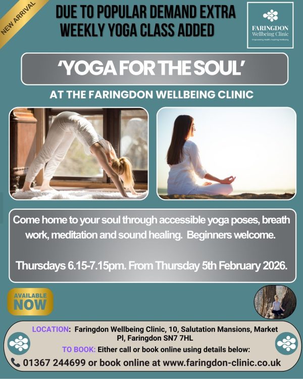 Due to Demand - New additional Yoga Class - Yoga for the Soul (Wed 6 ...